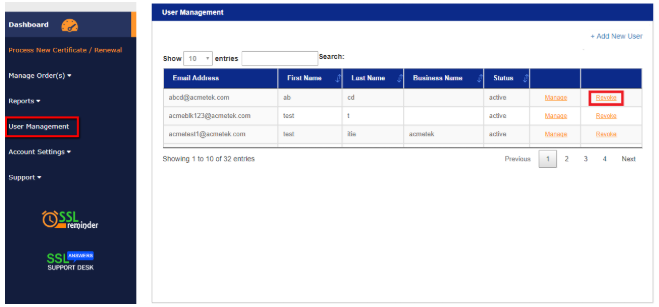 SSL Partner Center: How to Manage User Management Functions? – SSL ...